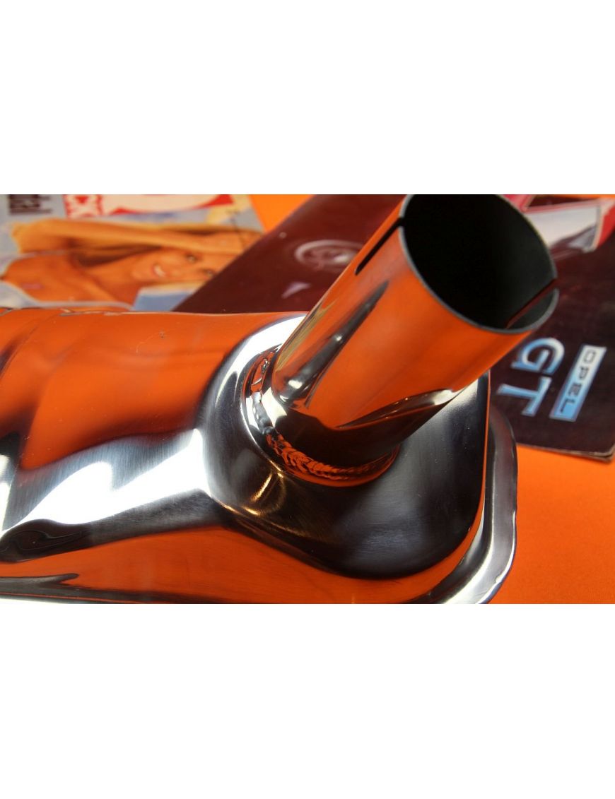 Front Muffler Opel GT, Kadett B , Stainless Steal