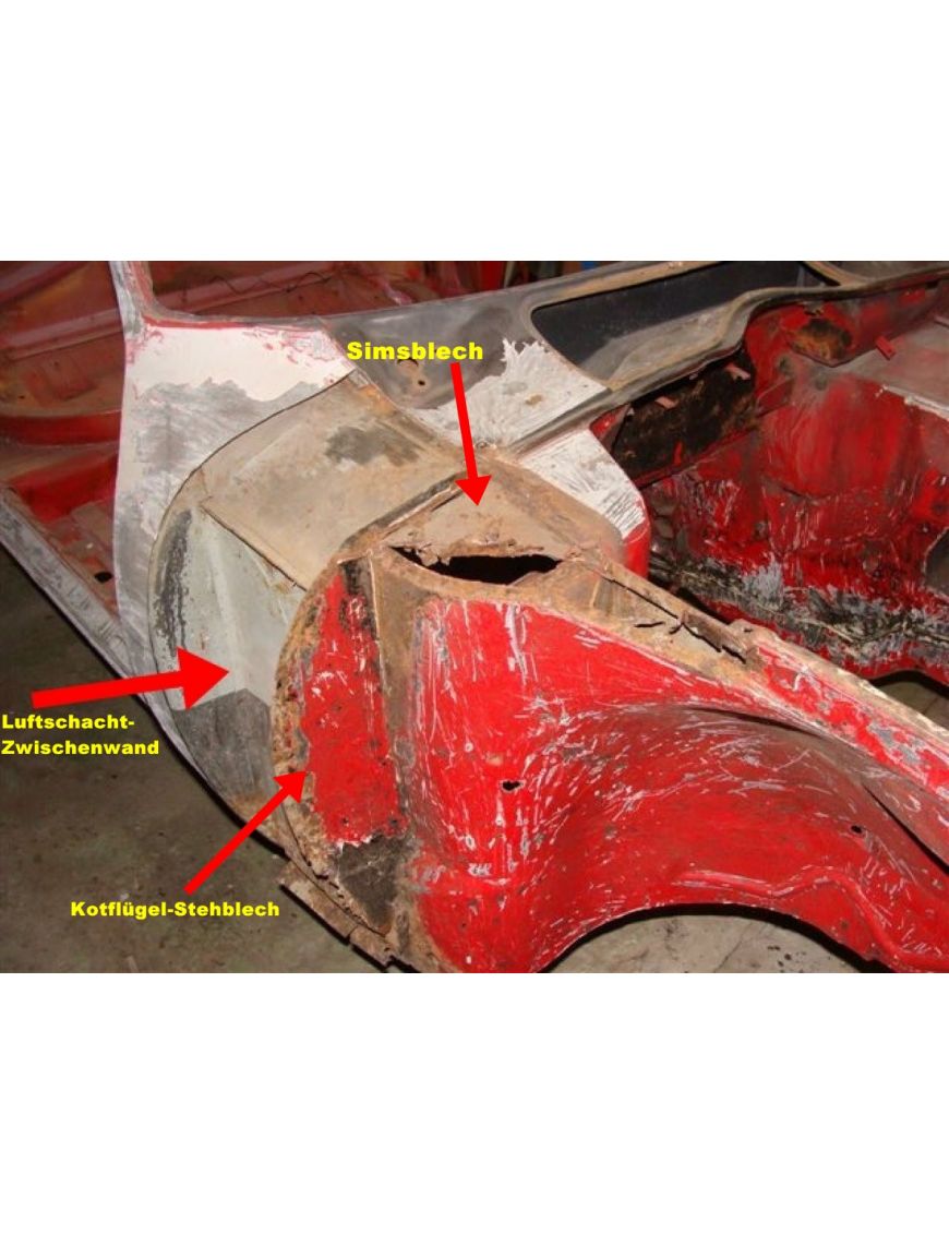 Opel GT Fender Bulkhead